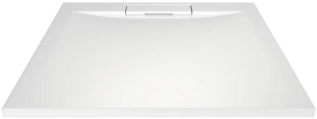 Armatura EMILY Sprchová vanička z litého mramoru, čtvercová, včetně sifonu,  bílá - 900 x 900 x 30 mm MK51527