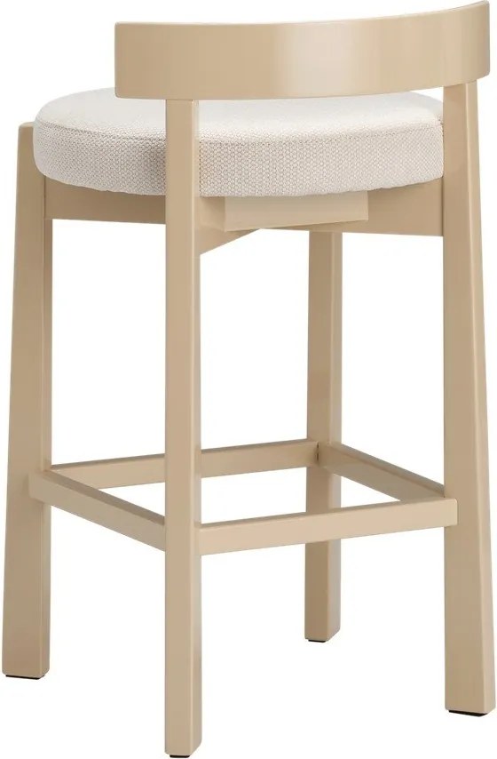 Béžová čalouněná barová židle (výška sedáku 66 cm) Hugg – Ellos Home