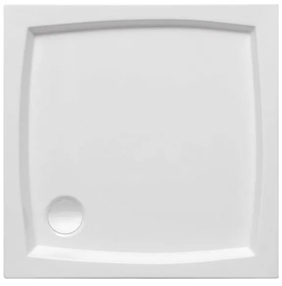 Polimat Čtvercová akrylátová sprchová vanička Patio 2 80x80 (90x90) Barva: Bílá, Rozměry (cm): 90x90