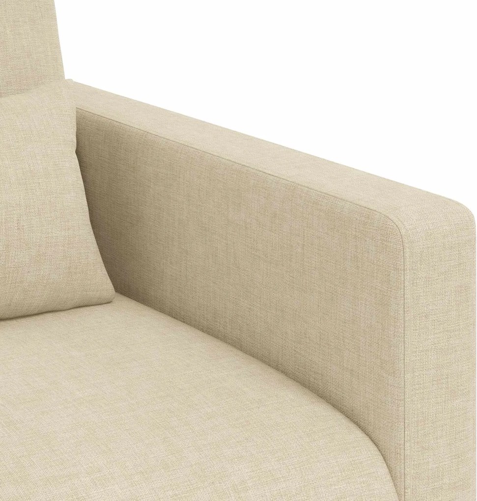 Set pohovek 2 ks Krémová textil 3407542