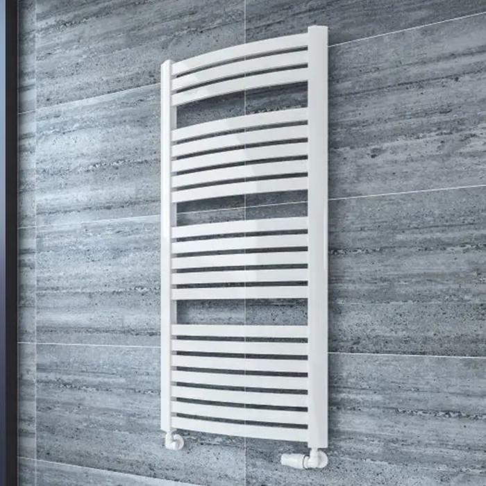 Gorgiel Koupelnový radiátor Zeven W 12070 / bílá RAL 9016 (121x68 cm)