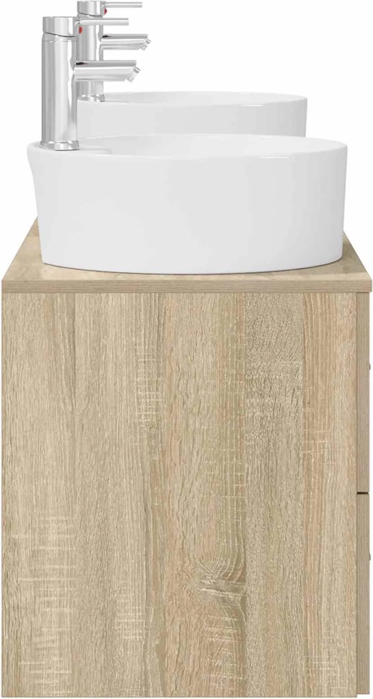 Sada koupelnových skříněk 3 ks Dub sonoma 62,5 x 44,5 x 50 cm 3405869