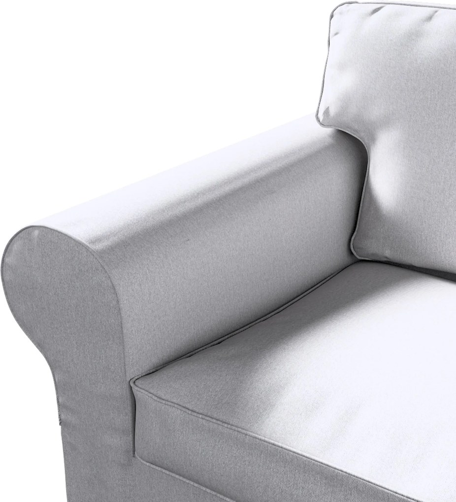 Potah na pohovku IKEA Ektorp 2-místná, nerozkládací barva šedá látka pletený vzor