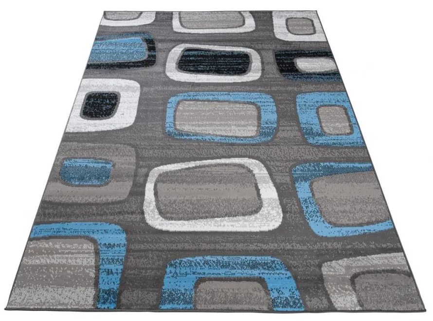 Kusový koberec PP Candy šedomodrý 160x229cm
