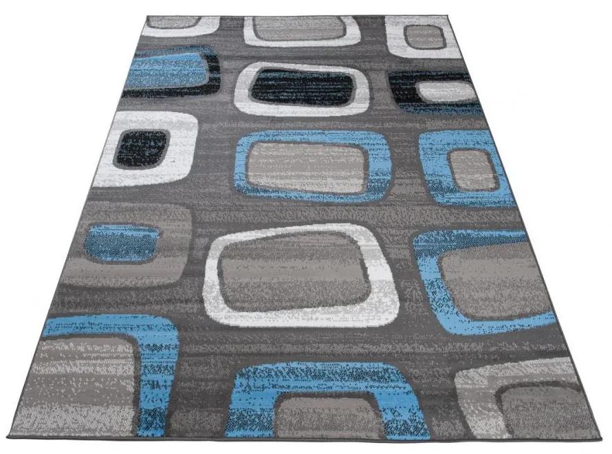 Kusový koberec PP Candy šedomodrý 180x250cm