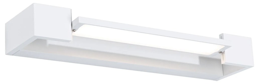 Paulmann 79515 Lucille, bílé nástěnné svítidlo s nastavitelným směrem svícení, 11W LED 2700K tříkrokové stmívání, délka 40cm, IP44