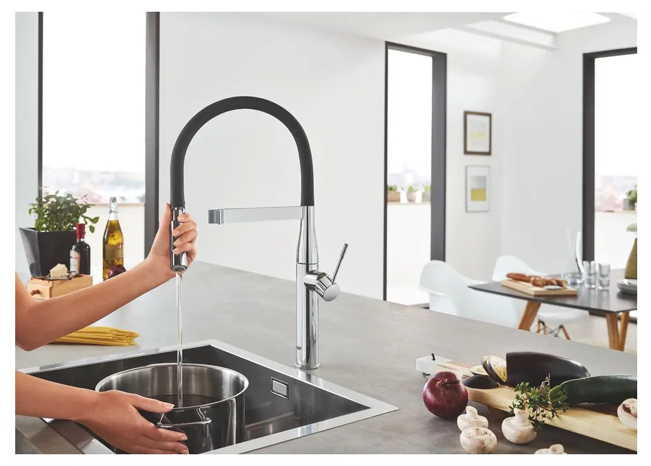 Grohe Essence - Páková dřezová baterie, chrom 30294000