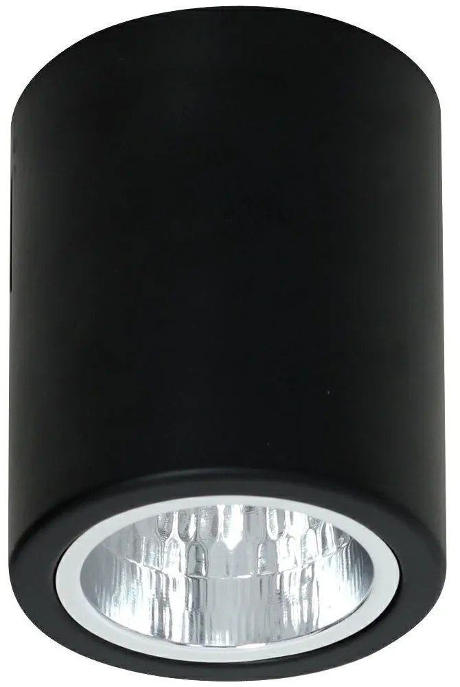 DekorStyle Stropní svítidlo Downlight round 12,5 cm černé