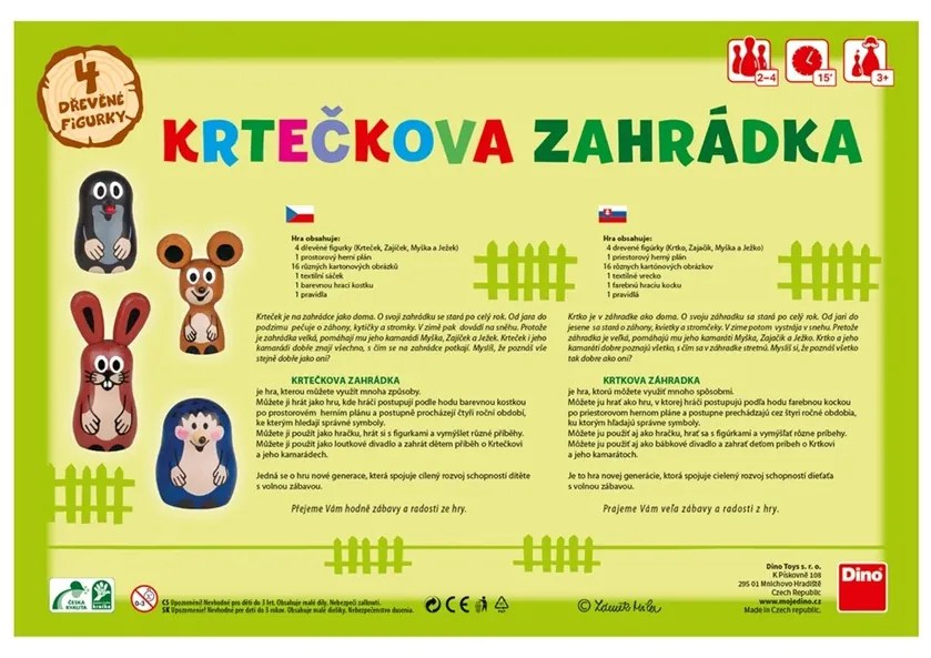 Dino Dětská hra Krtečkova zahrádka