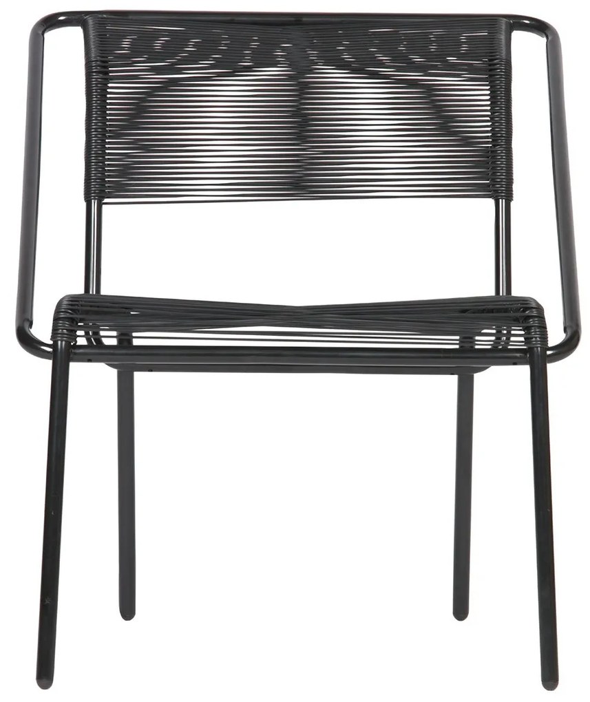 Černá Židle s opěrkami Wisp 68 × 60 × 64 cm BEPUREHOME