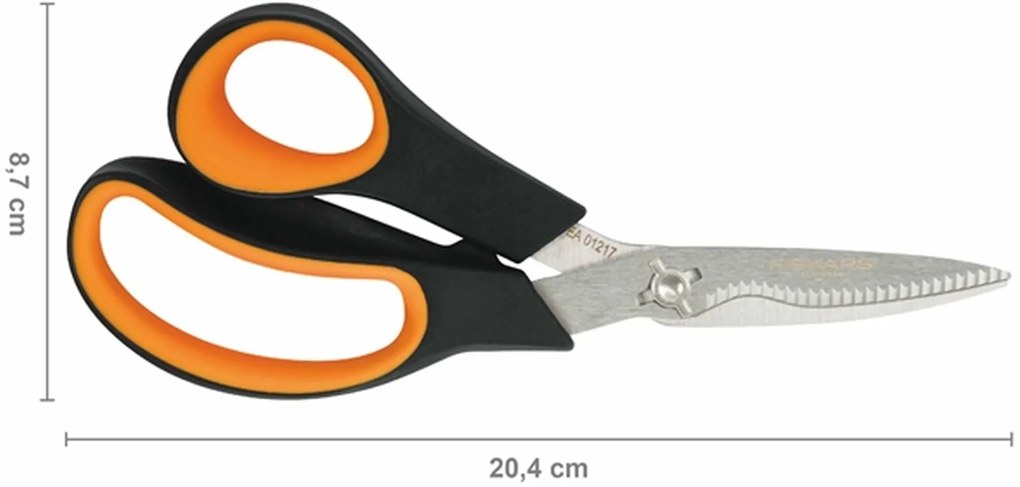 Fiskars Solid SP240 Veggie Nůžky, 26,5cm 1063327