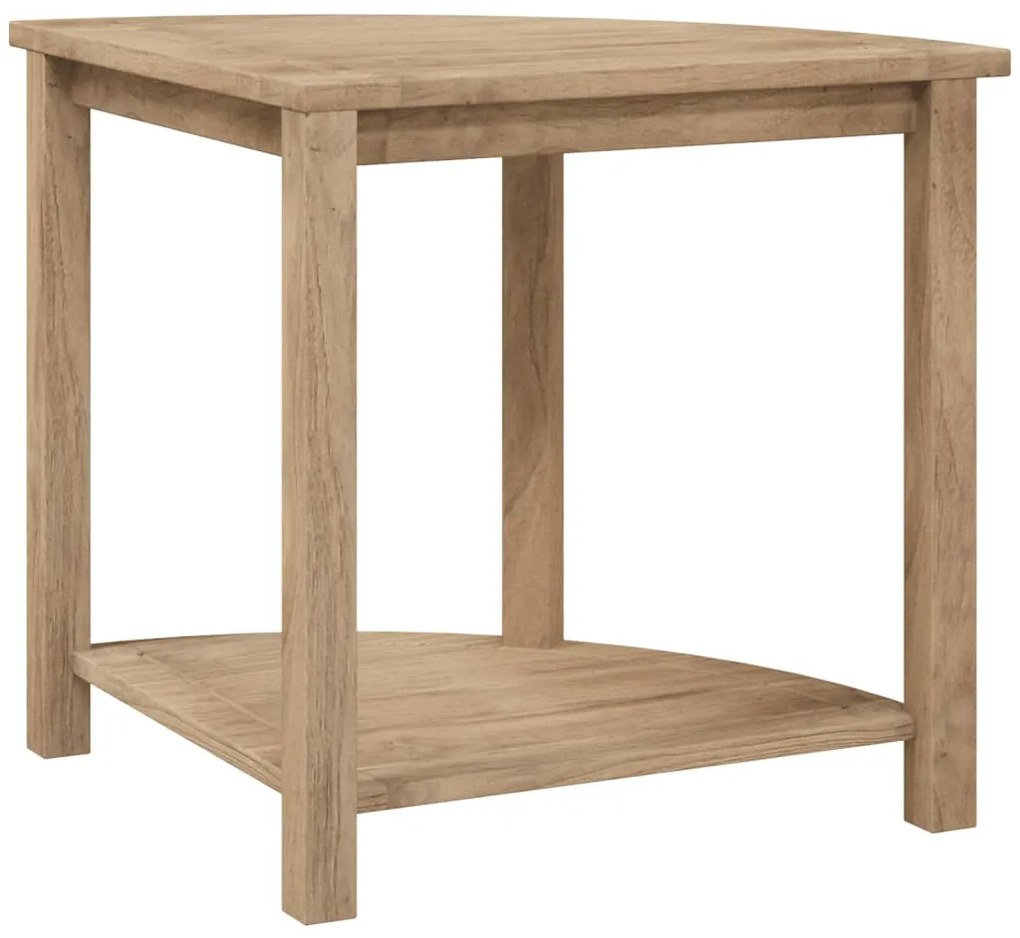 Odkládací stolek do koupelny 45x45x45 cm masivní teakové dřevo - Default Title