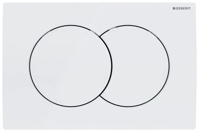 BPS-koupelny Podomítkový modul Geberit DuoFix s WC mísou RN-WH-RIM-03 + ovládací tlačítko Delta 01 bílá