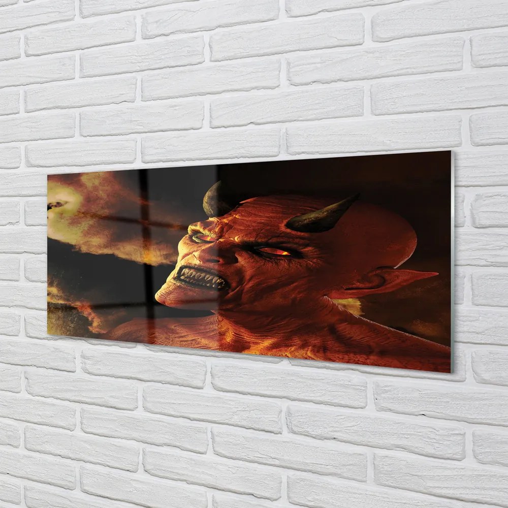 akrylový obraz ďábel 120x60 cm