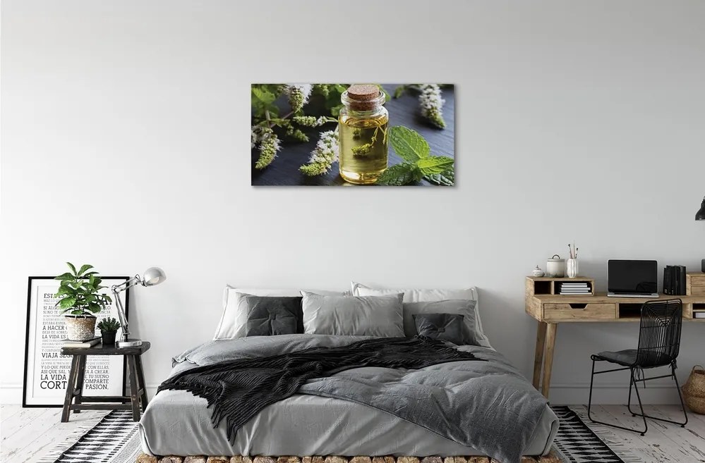 Obrazy na plátně Čaj Mint 125x50 cm