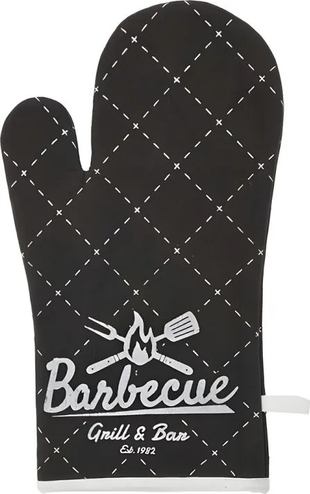 Kuchyňská rukavice Barbeque – černá