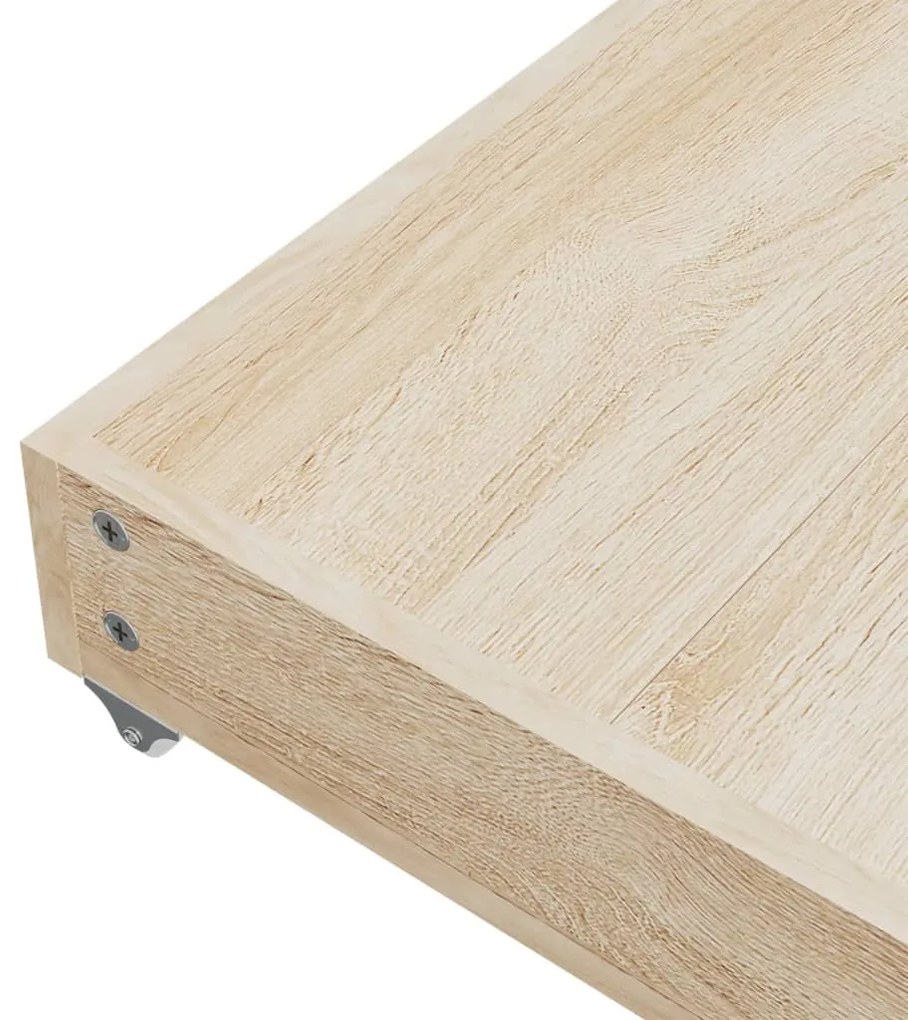 Zásuvky pod postel 2 ks modré kompozitní dřevo a samet - Default Title