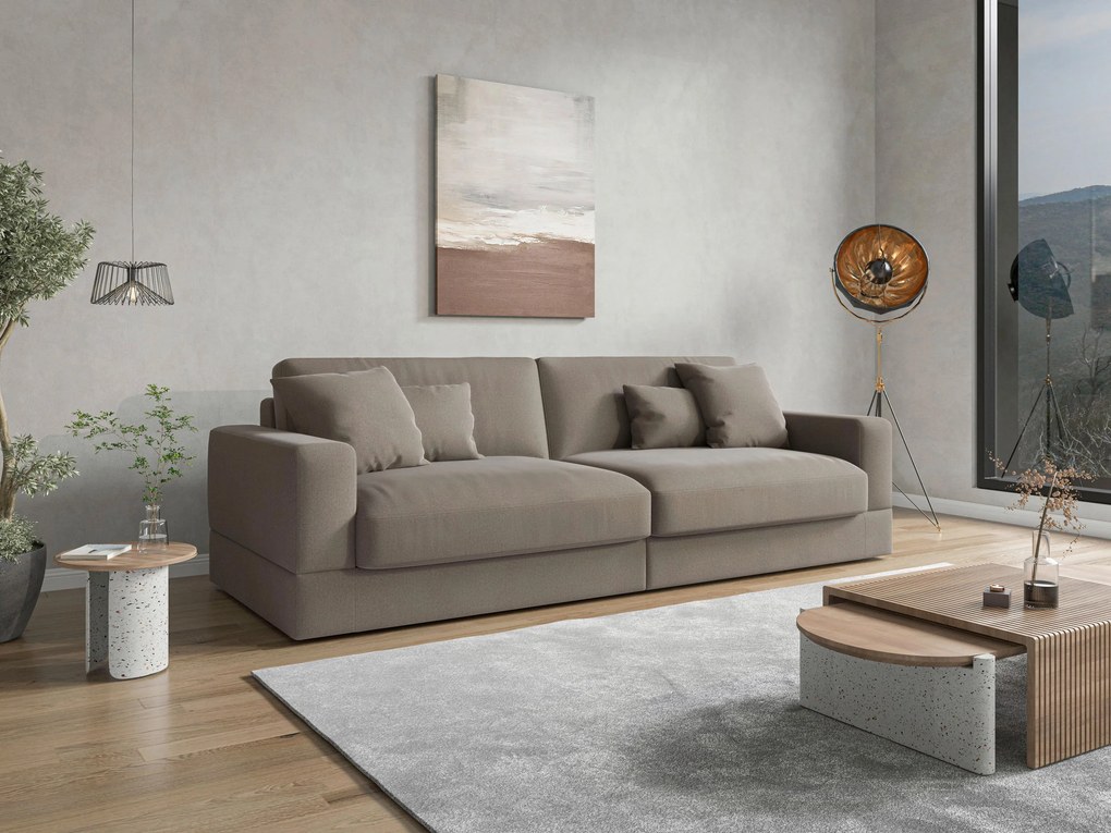 XXXLutz POHOVKA BIG SOFA, textil, jílová barva Sit & More - Pohovky - 000144027429