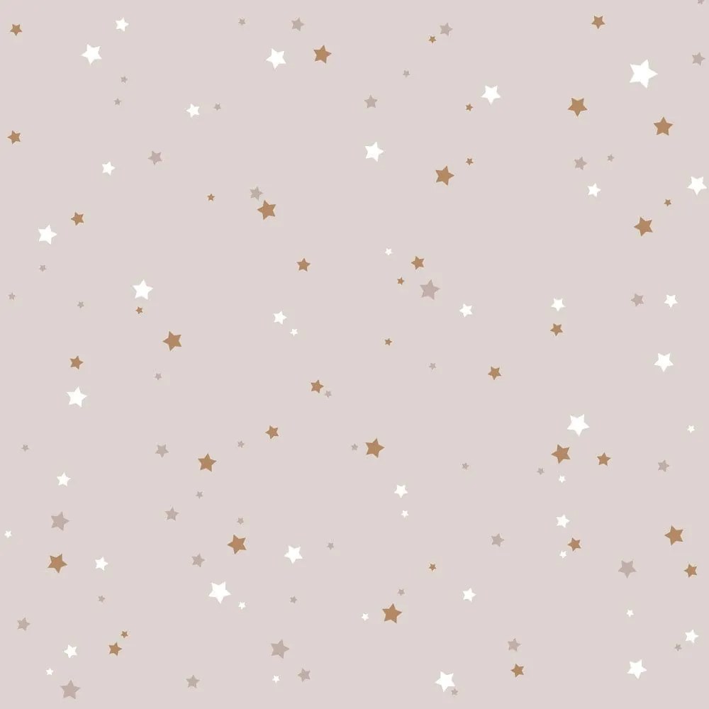 Tapeta mini hvězdy pudrově růžová 280x50cm