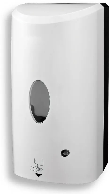 Novaservis Novaservis - Automatický zásobník na tekuté mýdlo se senzorem, napájení na baterie, 1200 ml, bílý.