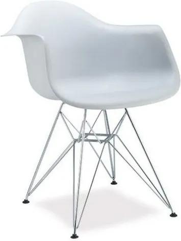 Jídelní židle MEGAN - bílá