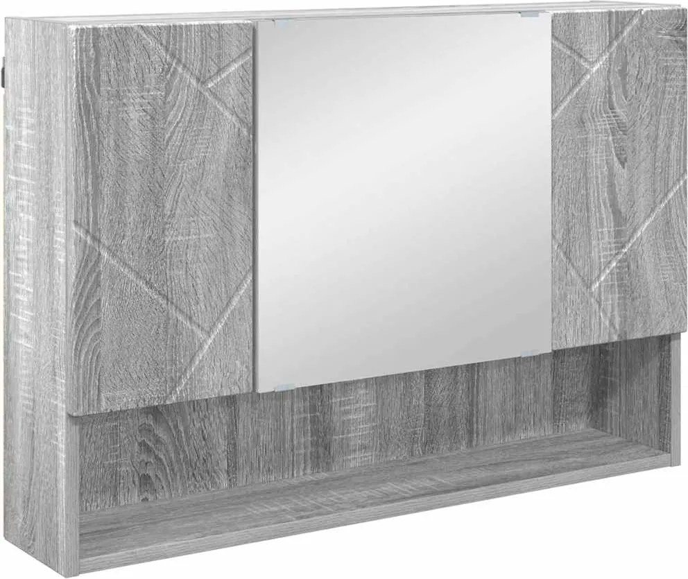 Sada koupelnového nábytku 2 ks Šedá Sonoma 76,5 x 35 x 64 cm 3393019