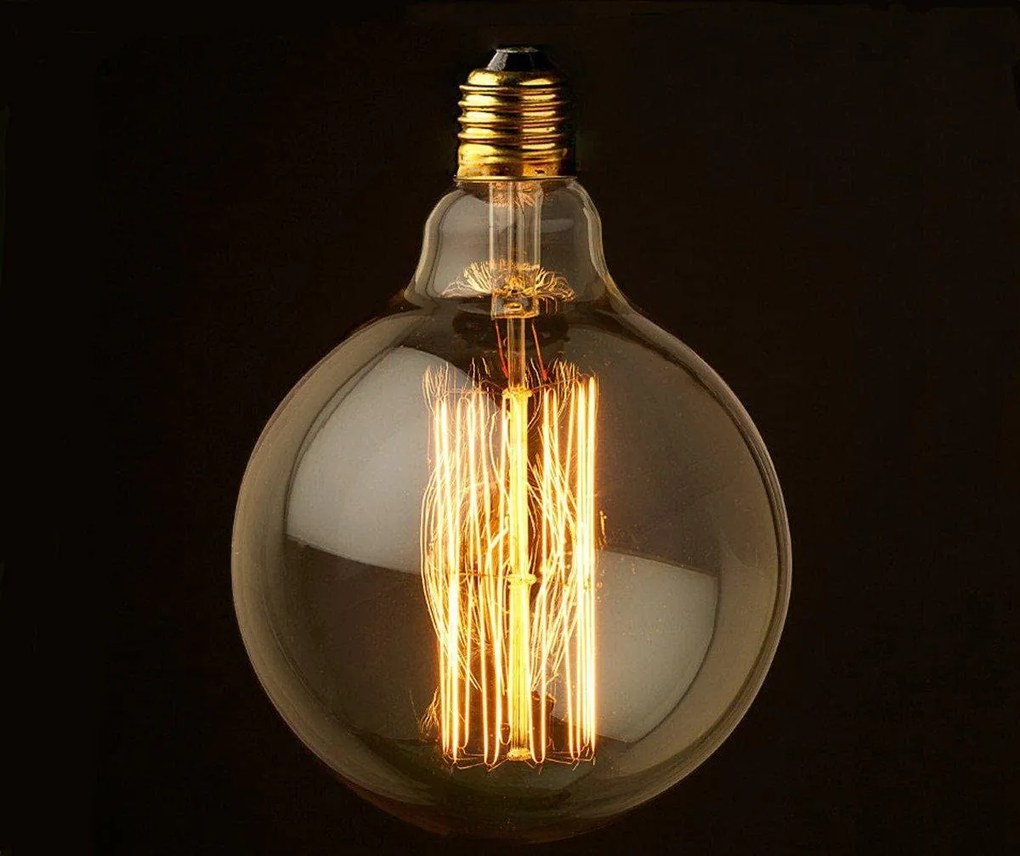 TRIXLINE EDISON Retro Carbon Filament žárovka G125 E27 40W