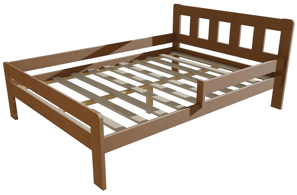 Vomaks Dětská postel se zábranou VMK010C KIDS Rozměr: 100 x 200 cm, Barva: bezbarvý lak