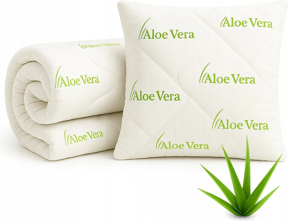 Antialergický set Dobrý Spánek přikrývka a polštář Aloe 140x200+70x80 Pl