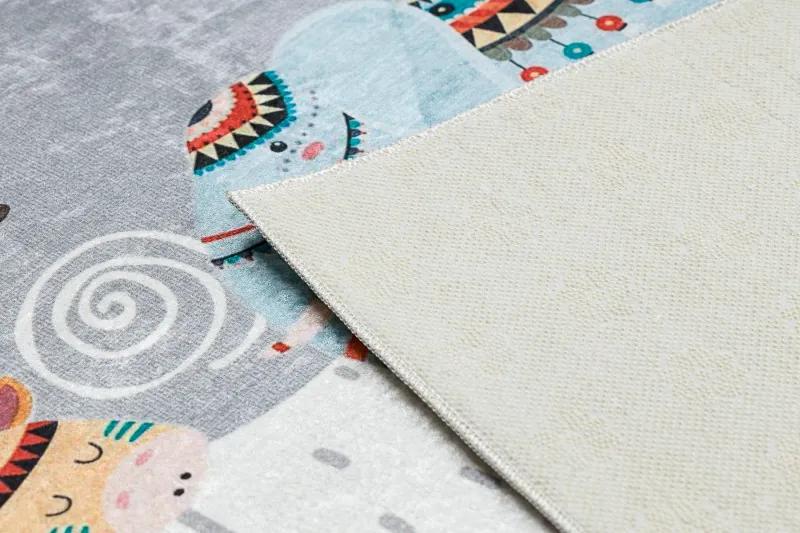 Dywany Łuszczów Dětský kusový koberec Bambino 2160 Indian grey ROZMĚR: 80x150