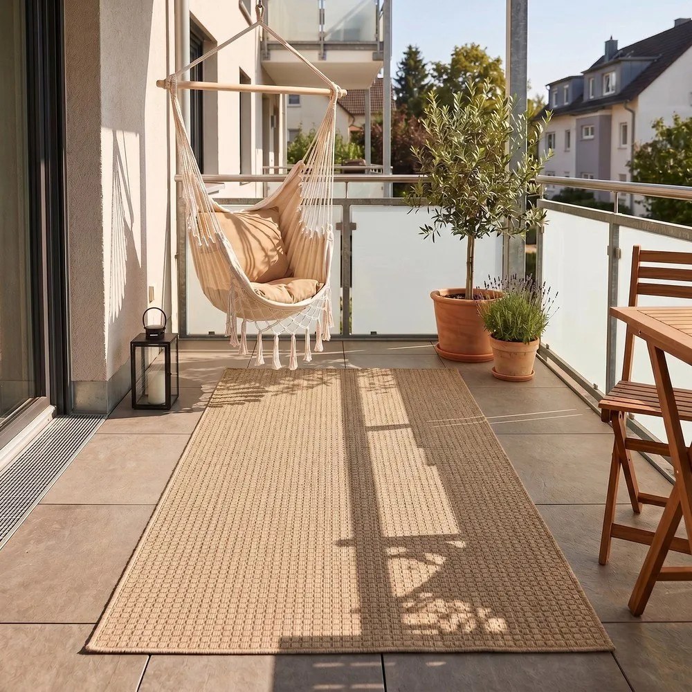 Béžový vnitřní a venkovní koberec 80x150 cm Mira 1450 – Ayyildiz Carpets