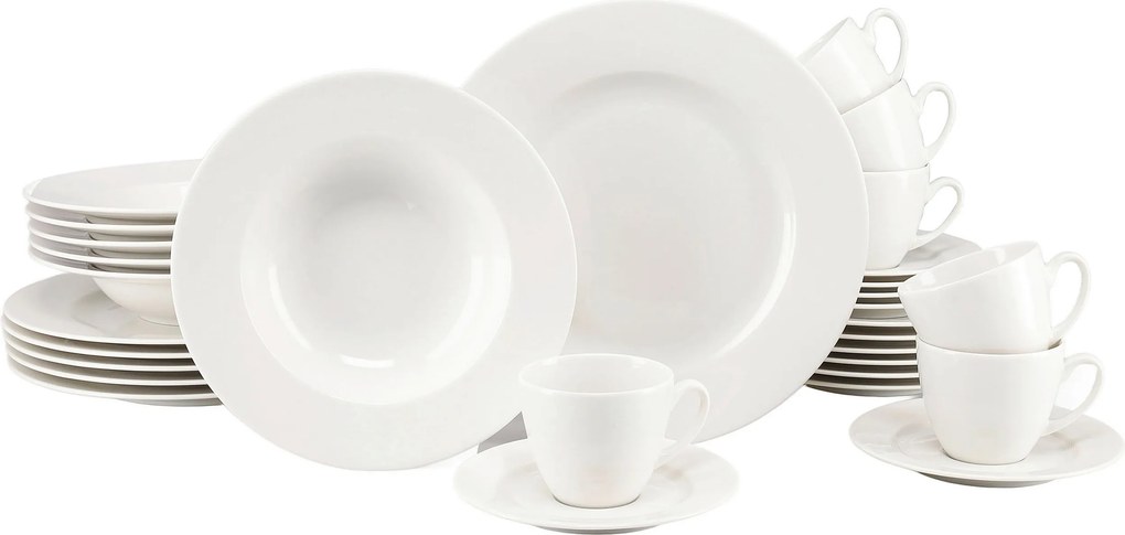 XXXLutz KOMBINOVANÁ SOUPRAVA Venice Ceme 30dílné Creatable - Online Only nádobí - 007768055201