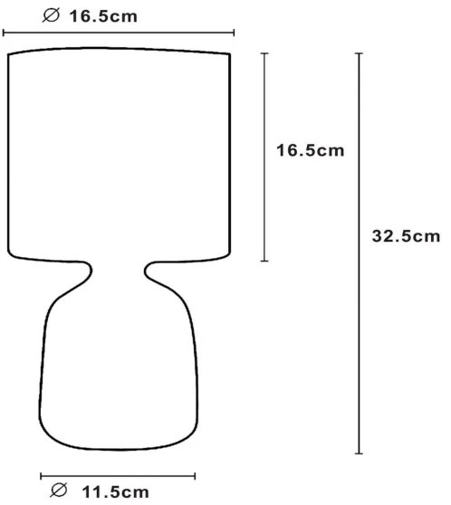 Lucide 47503/81/36 - Stolní lampa COSBY 1xE14/40W/230V