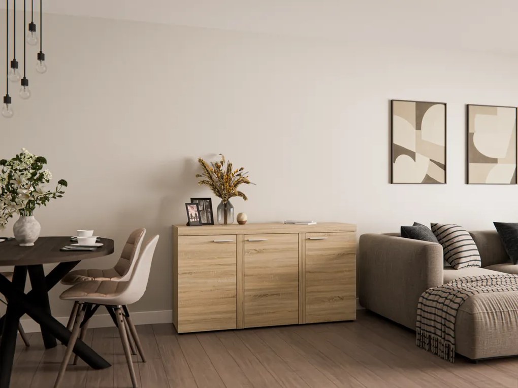 FALCO Komoda Rizo 3D Odstín: Bílá/beton