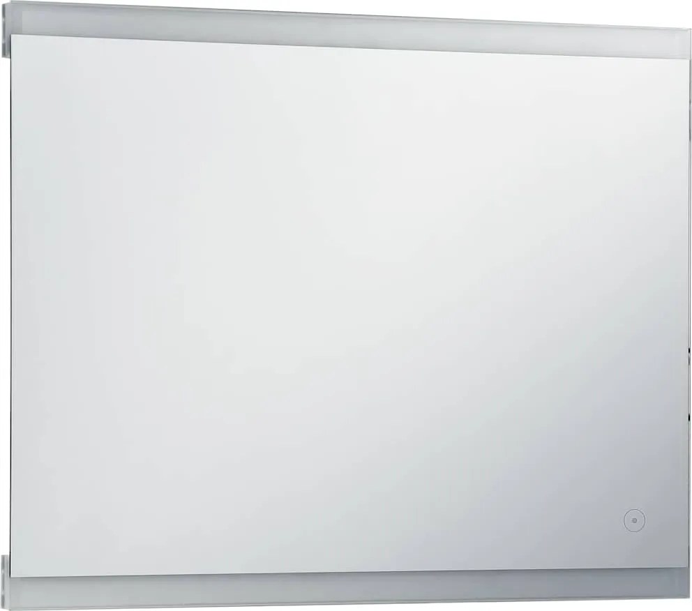 Koupelnové zrcadlo s LED světly a dotykovým senzorem 80 x 60 cm 144733