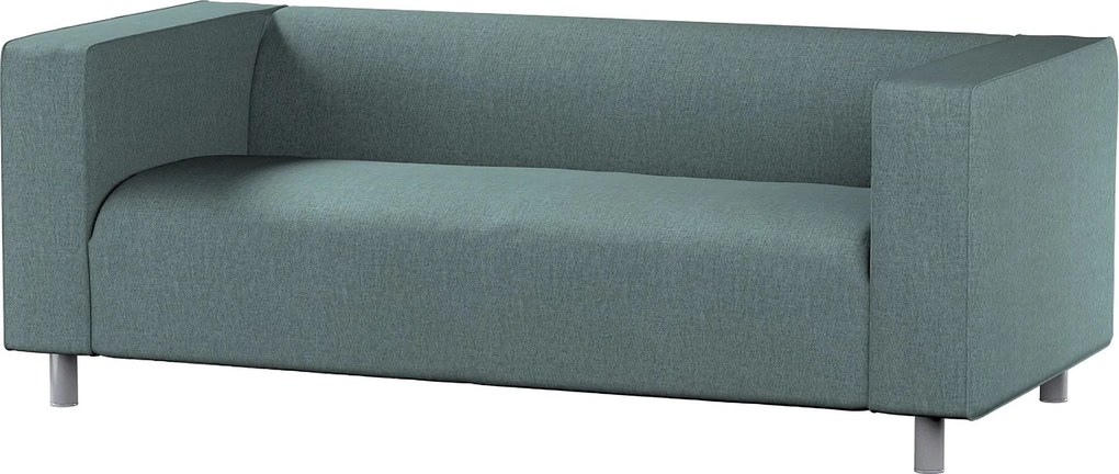 Potah na pohovku IKEA  Klippan 2-místná barva modrá látka pletený vzor
