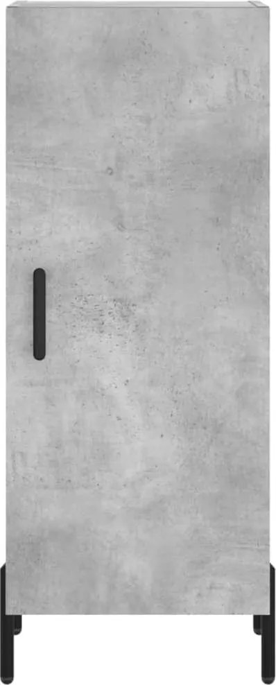 vidaXL Skříň highboard 34,5 x 34 x 180 cm kompozitní dřevo [3199181] Barva: kouřový dub