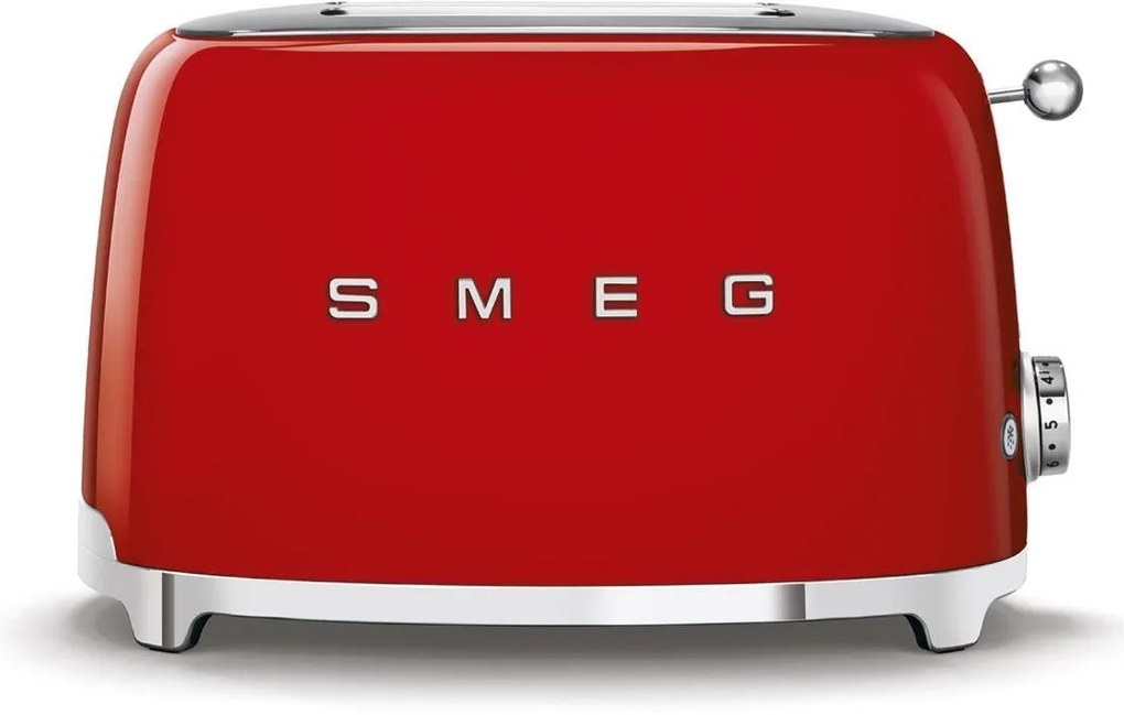 Topinkovač smeg 50's retro style 2x2 červený 950w
