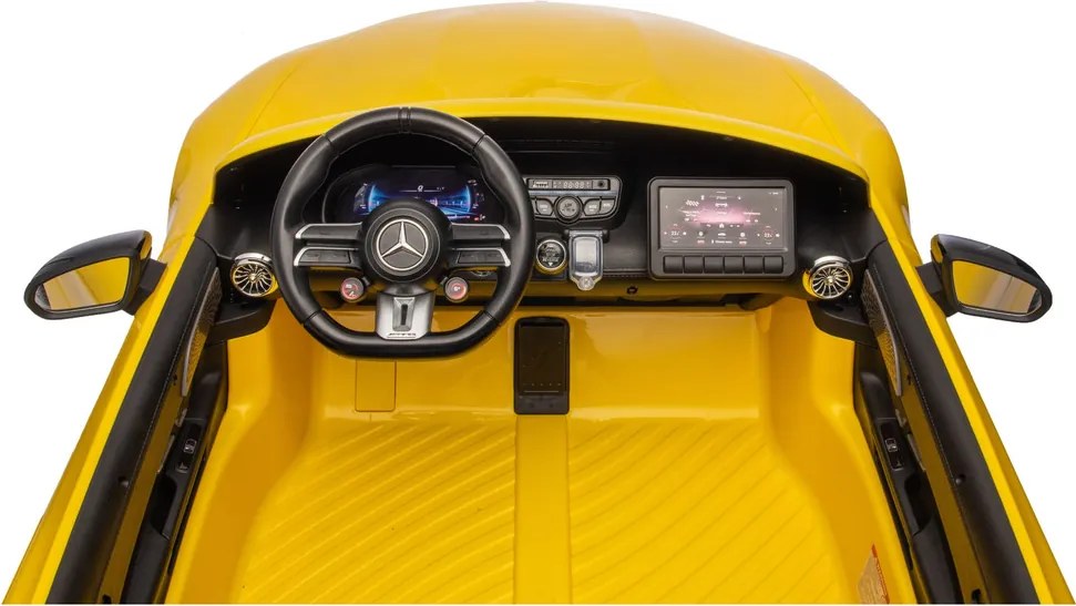 LEAN CARS Elektrické autíčko Mercedes GT63 AMG DK-GT63 24V LCD žluté
