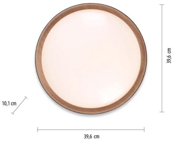 Leuchten Direkt 1434718-LED Stmívatelné stropní svítidlo EMILIA 28,8W/230V černá