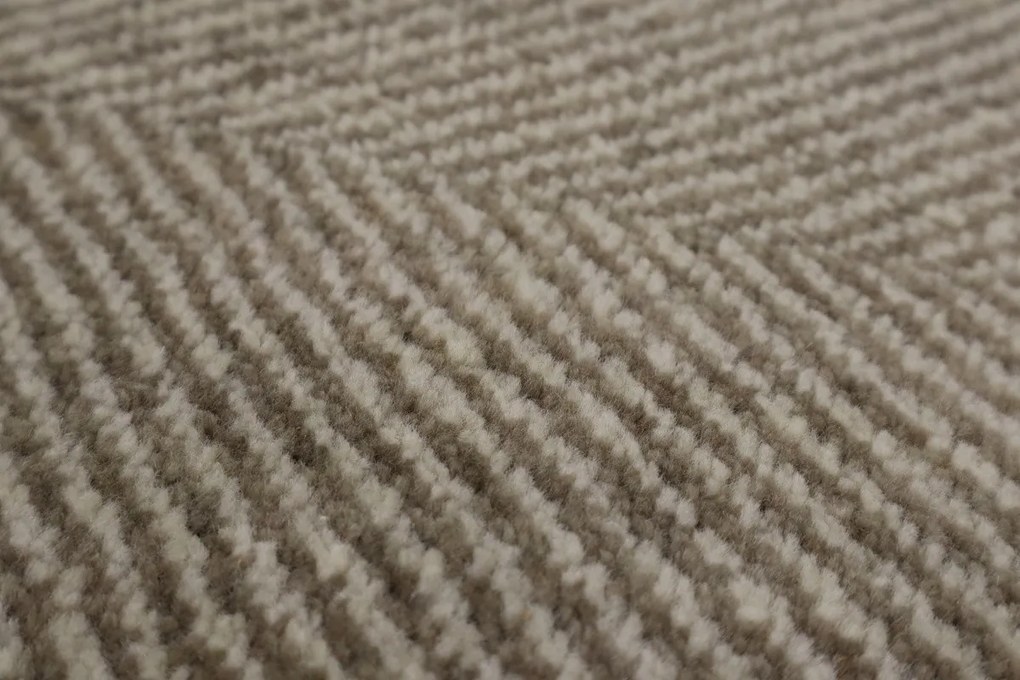 MK Original: Produkty s rodokmenem, Ručně vázaný indický koberec Sirsa 1311 brown, 60x90, béžová, ložnice