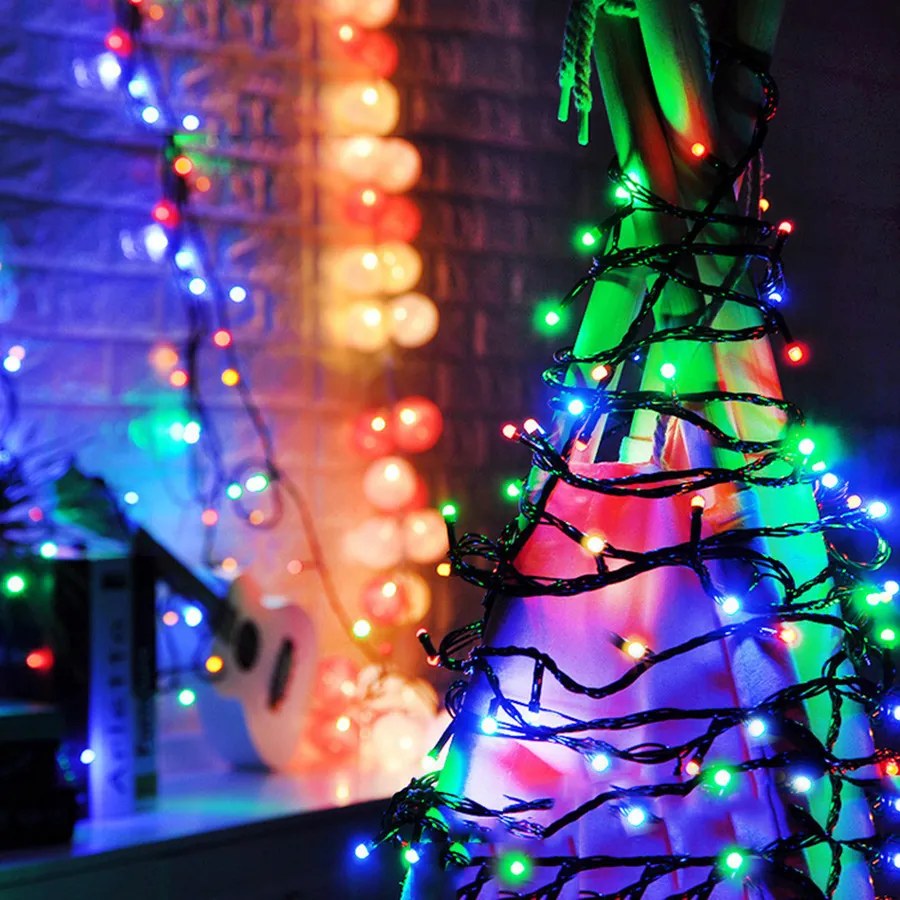 Vánoční světýlka venkovní FLASH multicolor 100 LED
