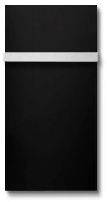 Černý skleněný infrapanel ByeCold 700 W, 120 × 60 cm, 17,5 m³