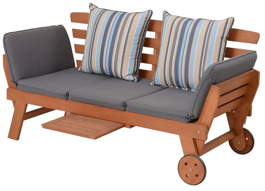 Hnědá dřevěná zahradní lavice Rincon – Garden Pleasure