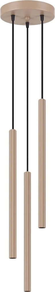 Sollux Lighting Závěsné svítidlo ARCHE 3P taupe