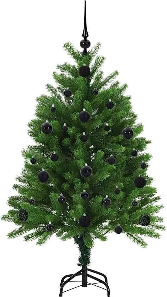 Vánoční stromeček s 150 LED diodami s stojanem Zelená 120 cm PE 3396310