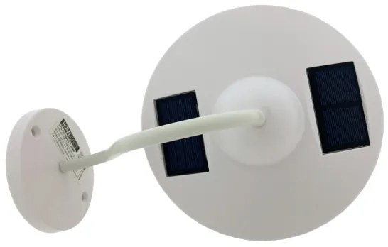 LED Solární nástěnné svítidlo LED/0,5W/1,2V IP44 bílá