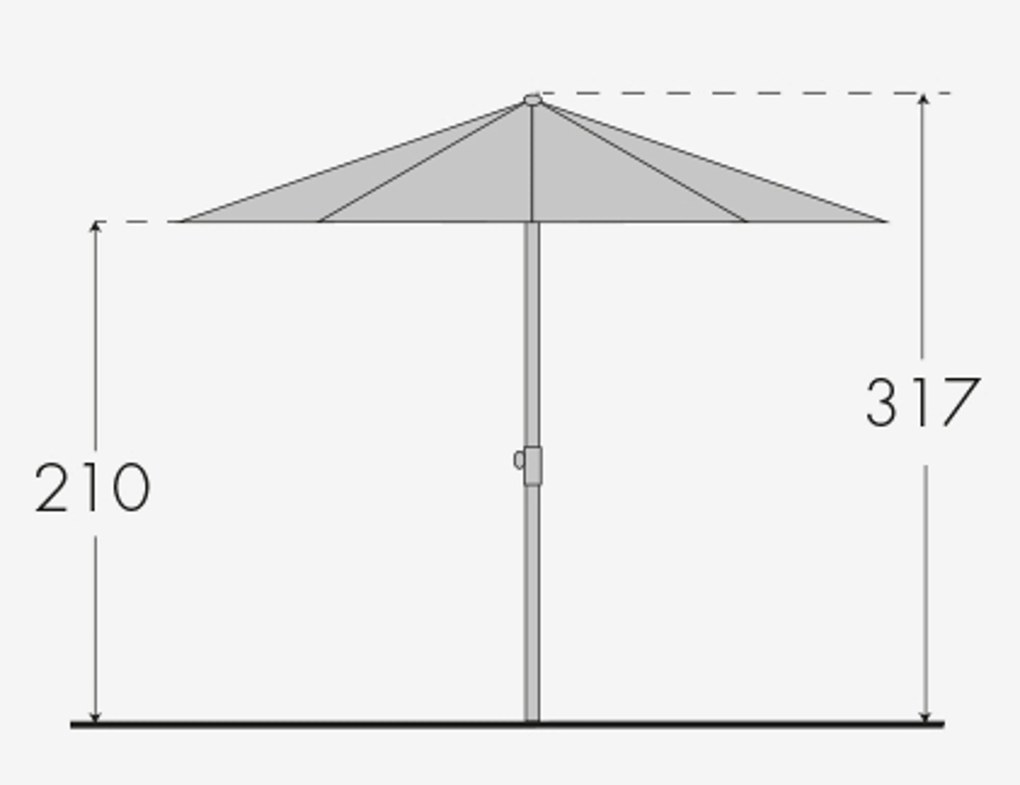 Doppler ACTIVE TELE 340 cm červená