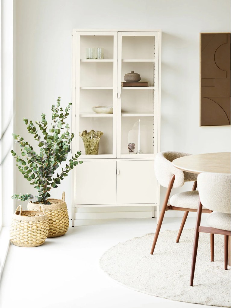House Nordic Vitrína BRISBANE bílá 80×35 cm 3001083
