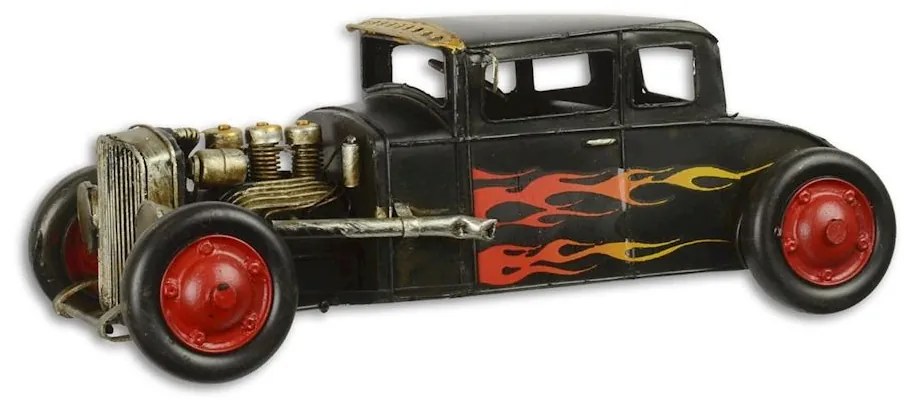 Plechový model - Staré auto - hot rod